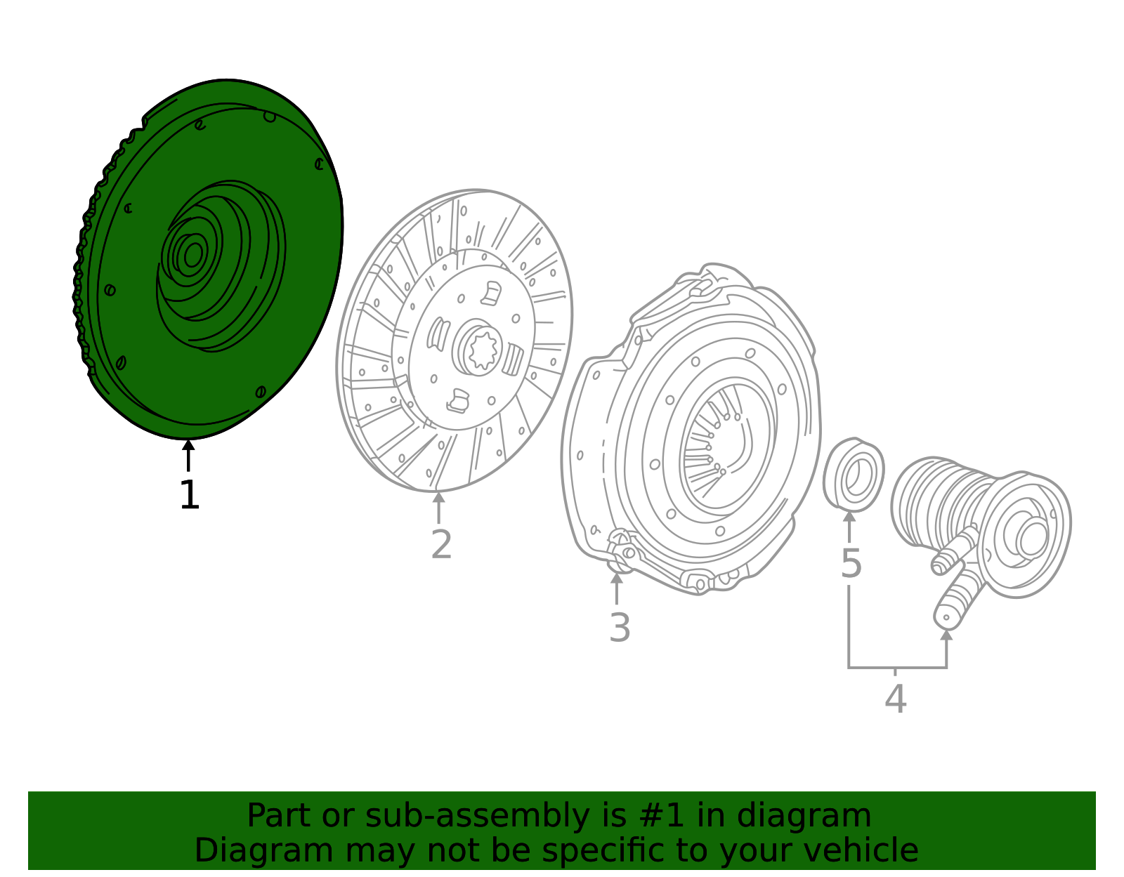 2001-2011 Ford Ranger Clutch Flywheel 1L5Z-6375-BA | OEM Parts Online