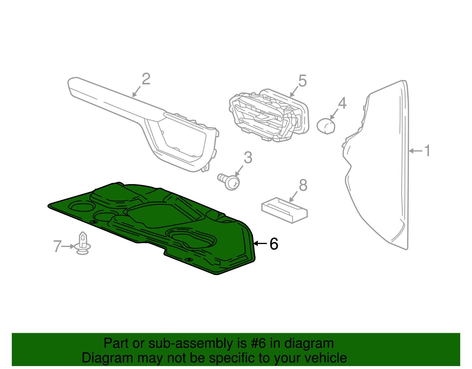 85148600 - 2017-2025 GM - Driver Side Dash Panel | Partners Chevy