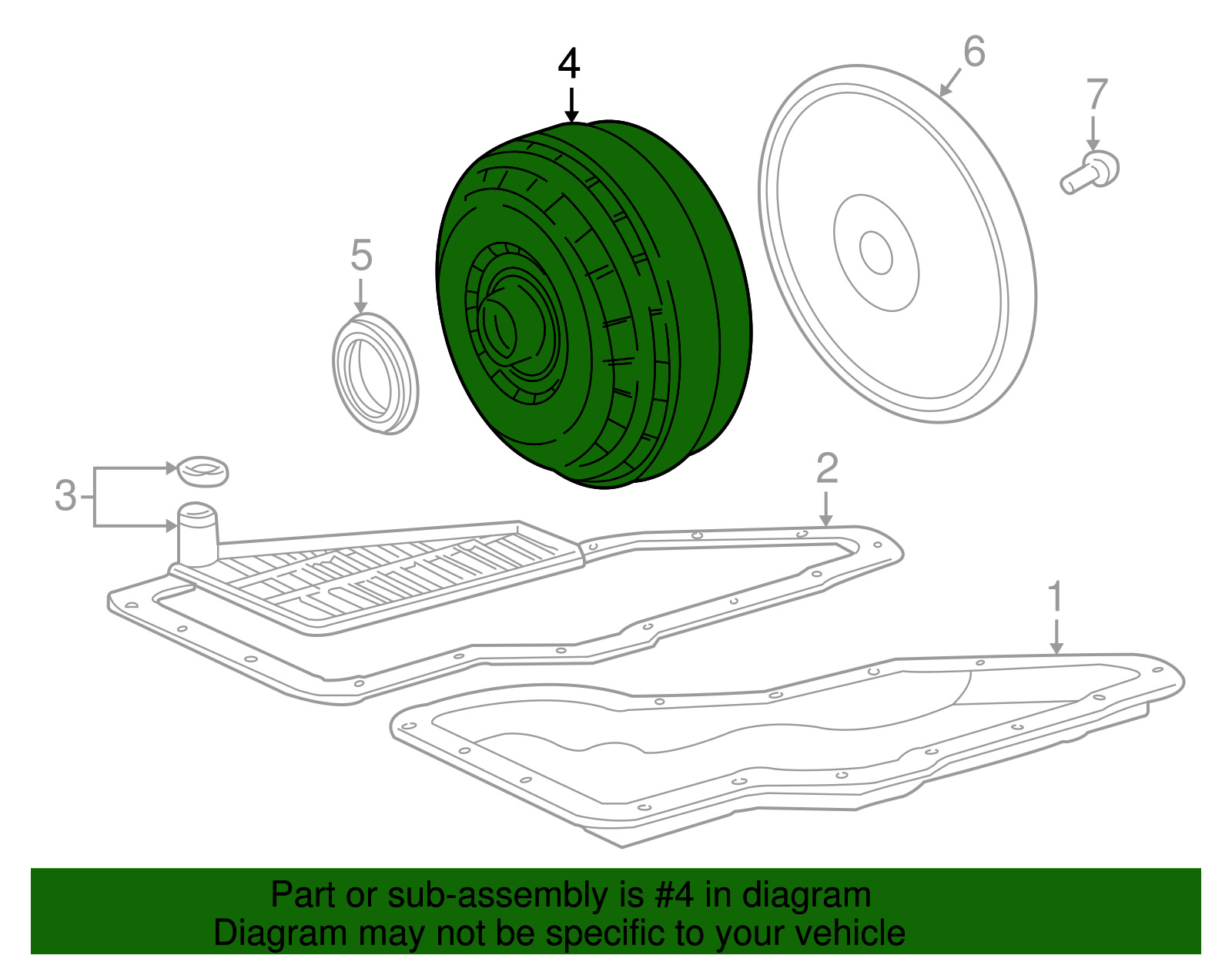 5F2Z-7902-ACRM - 2004-2007 Ford - Torque Converter | My Ford Parts