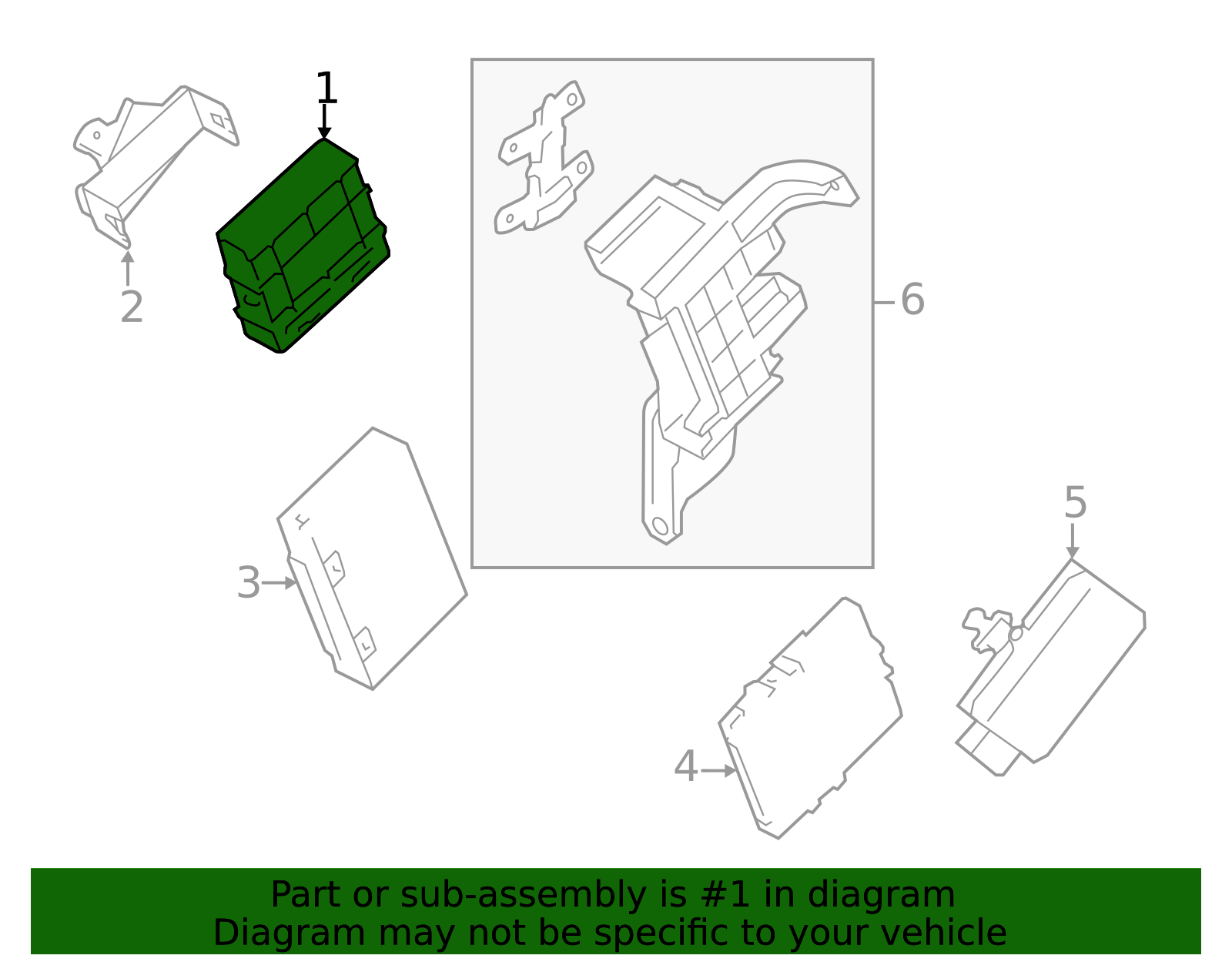 30919AC712 - Automatic Transmission Control Module - 2014 Subaru ...