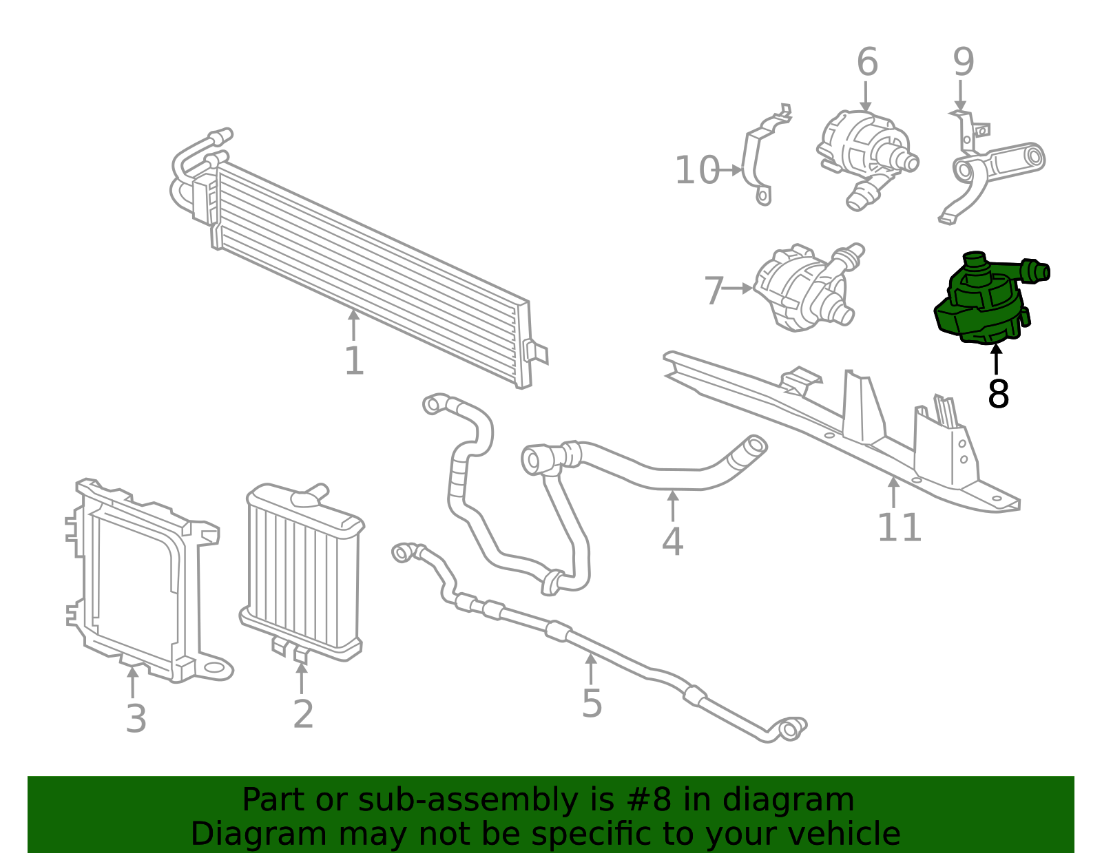 11518638239 - Auxiliary Pump (11-51-8-638-239) | BMW of South Atlanta Parts