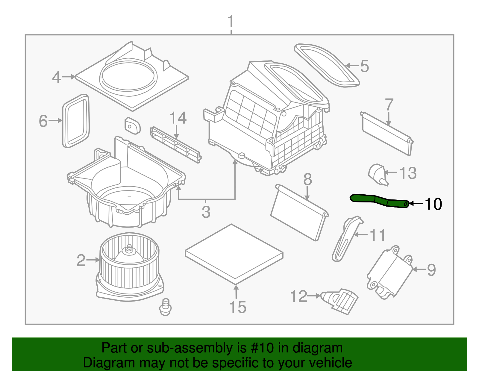 2003-2025 Nissan Lever 27250-AL500 | Nissan Parts Central