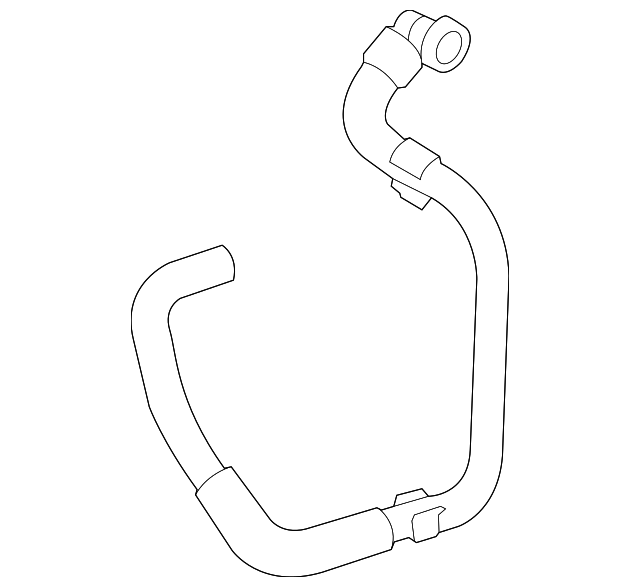 G90D0-06010 - Drive Motor Inverter Radiator Hose 2012-2018 Toyota | Bam ...