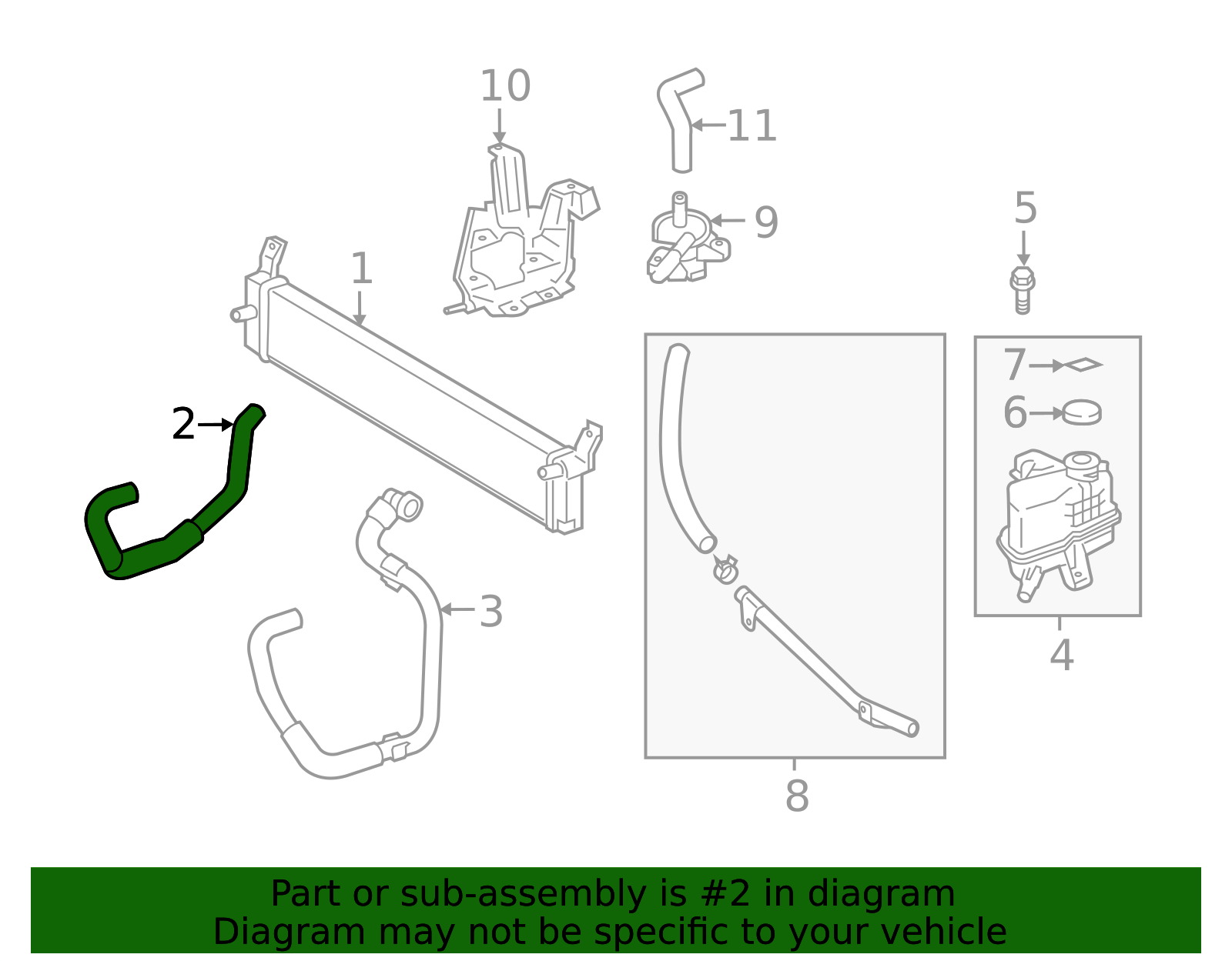 2012-2018 Toyota Hose G9227-06010 | MotorMotor