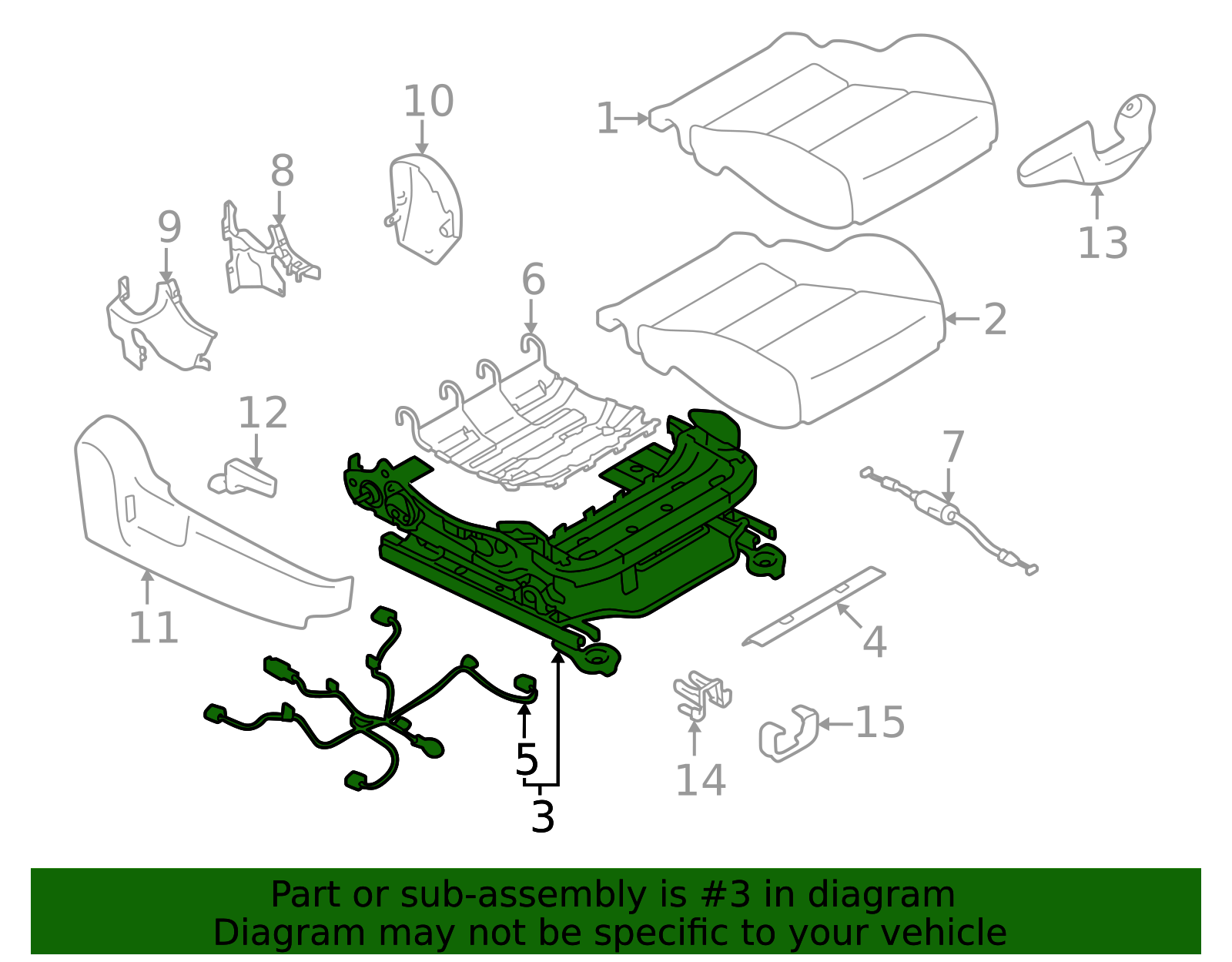 SU003-09775 - 2022-2024 Toyota GR86 - Seat Frame | Nucar Toyota Parts