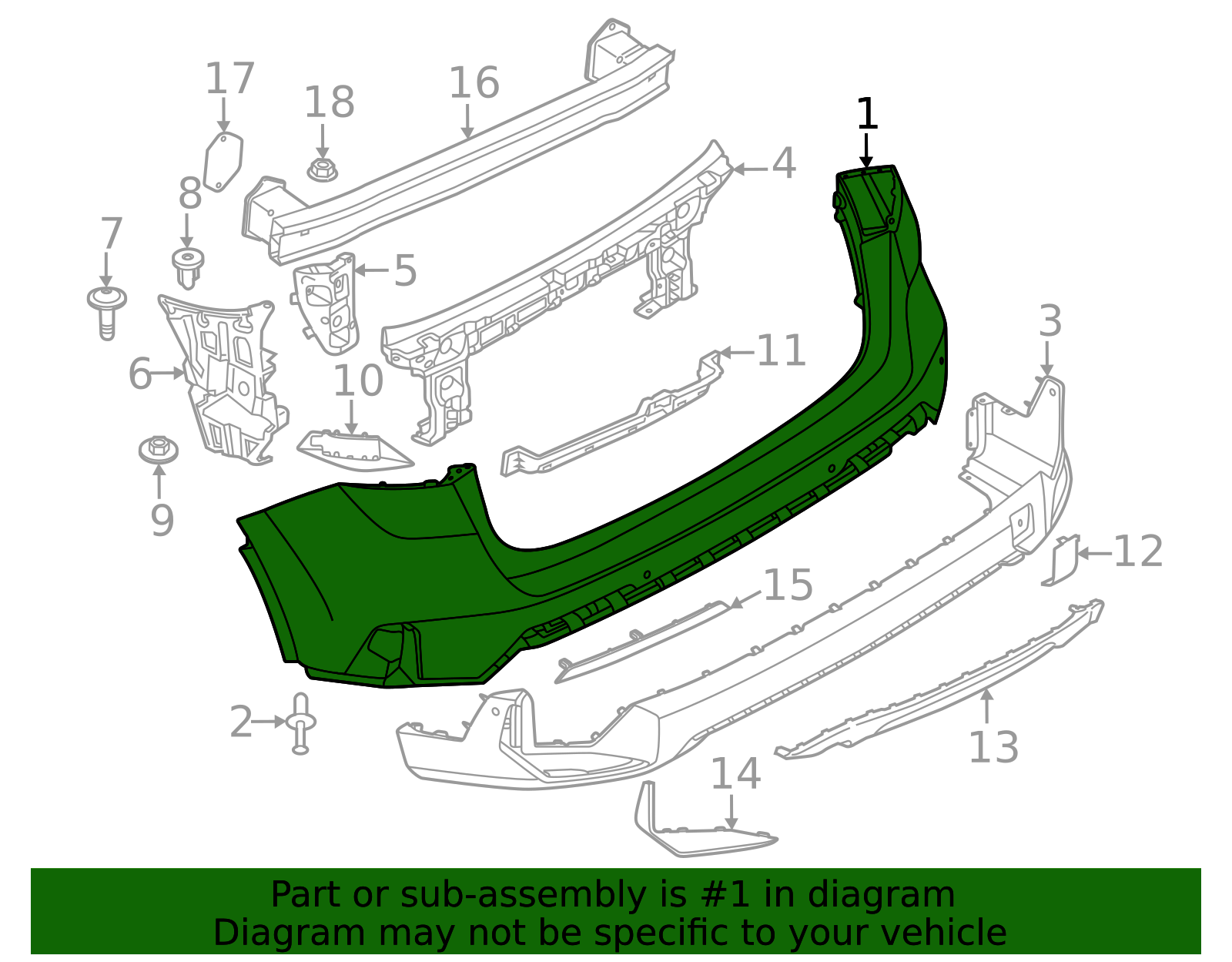 2023-2026 BMW X1 Bumper Cover 51125A4FFD1 | OEM Parts Online