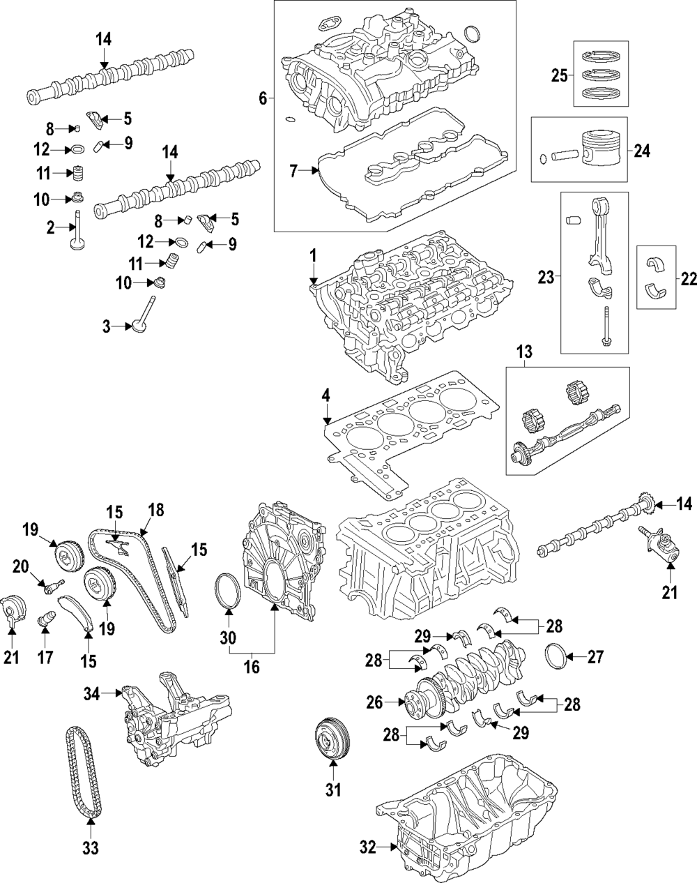11379494057 - 2023-2024 BMW Rocker Arms (11-37-9-494-057) | BMW of ...