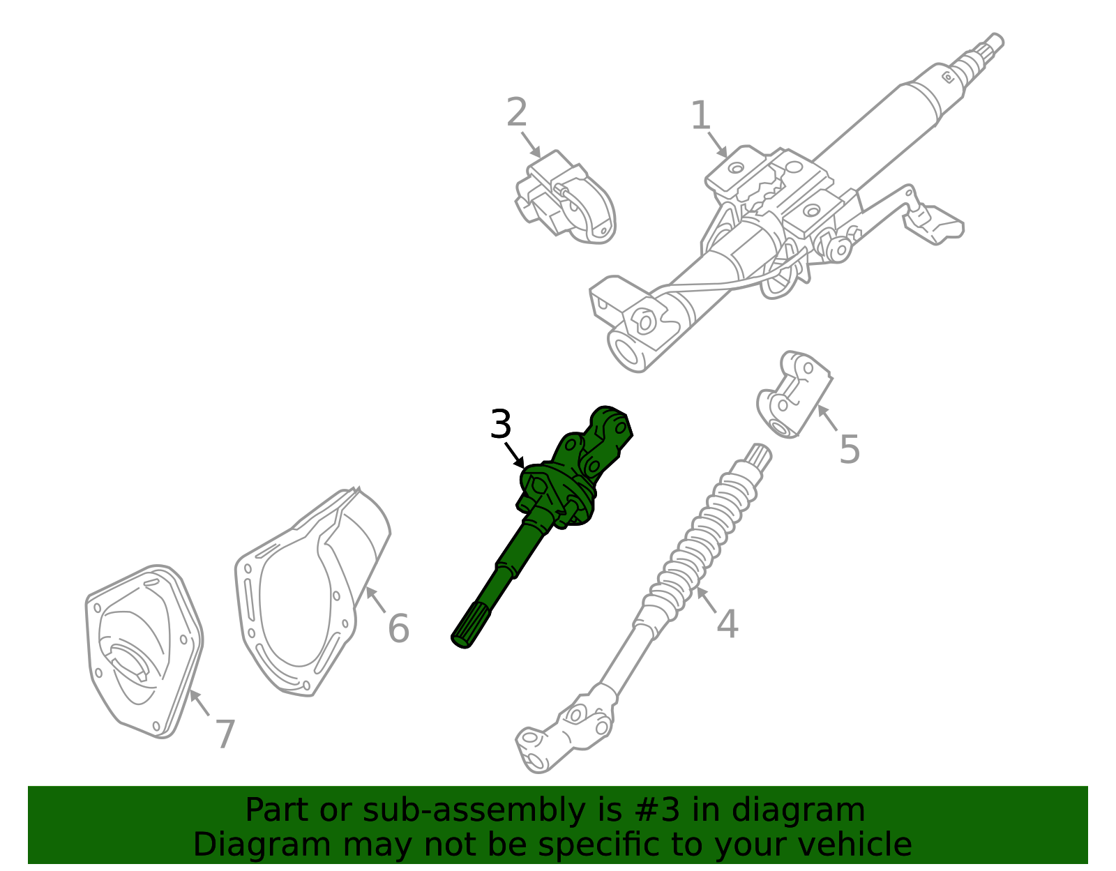 45220-04050 - High-Quality Steering Shaft for 2016-2023 Toyota Tacoma ...