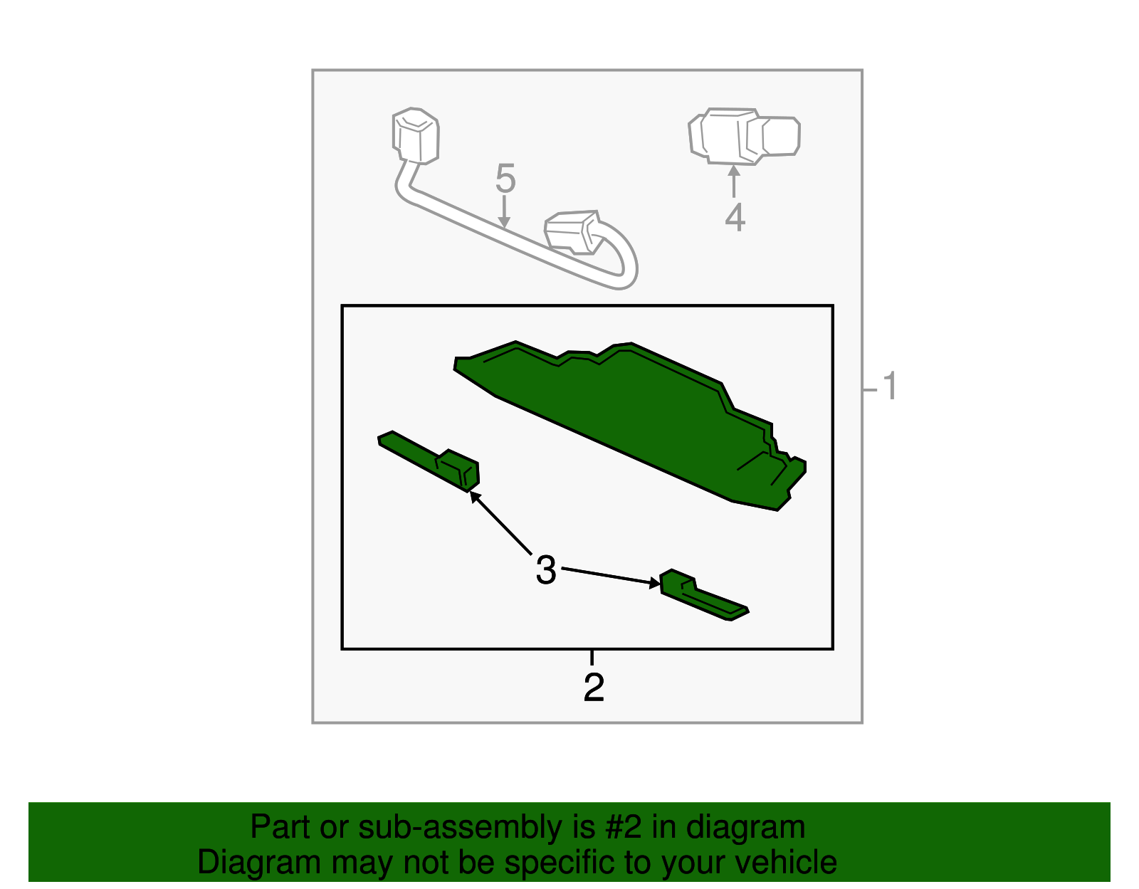 34270-TX4-A01 - High Mount Lamp 2013-2016 Acura RDX | My Acura Parts