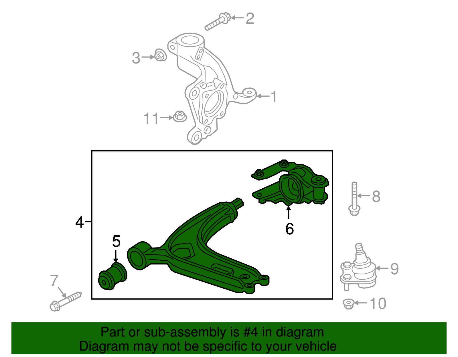 3QF-407-151-E - Lower Control Arm 2018-2023 Volkswagen | Wolfsburg ...