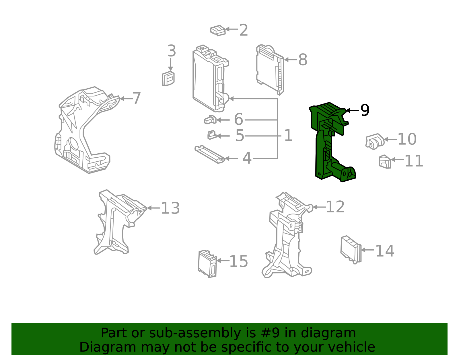 2020-2025 Toyota Highlander Fuse & Relay Box 82660-0E020 | MotorMotor