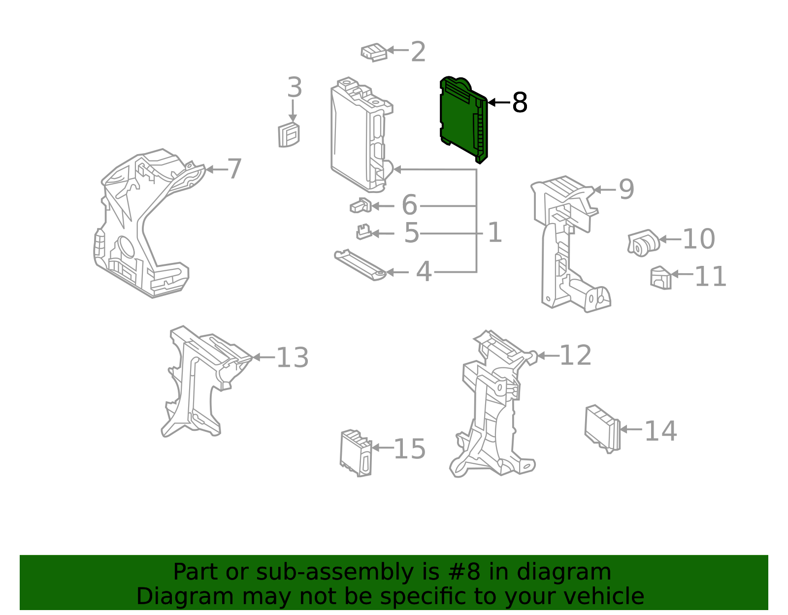 2020-2023 Toyota Highlander Body Control Module 89220-0E610 | Lithia ...