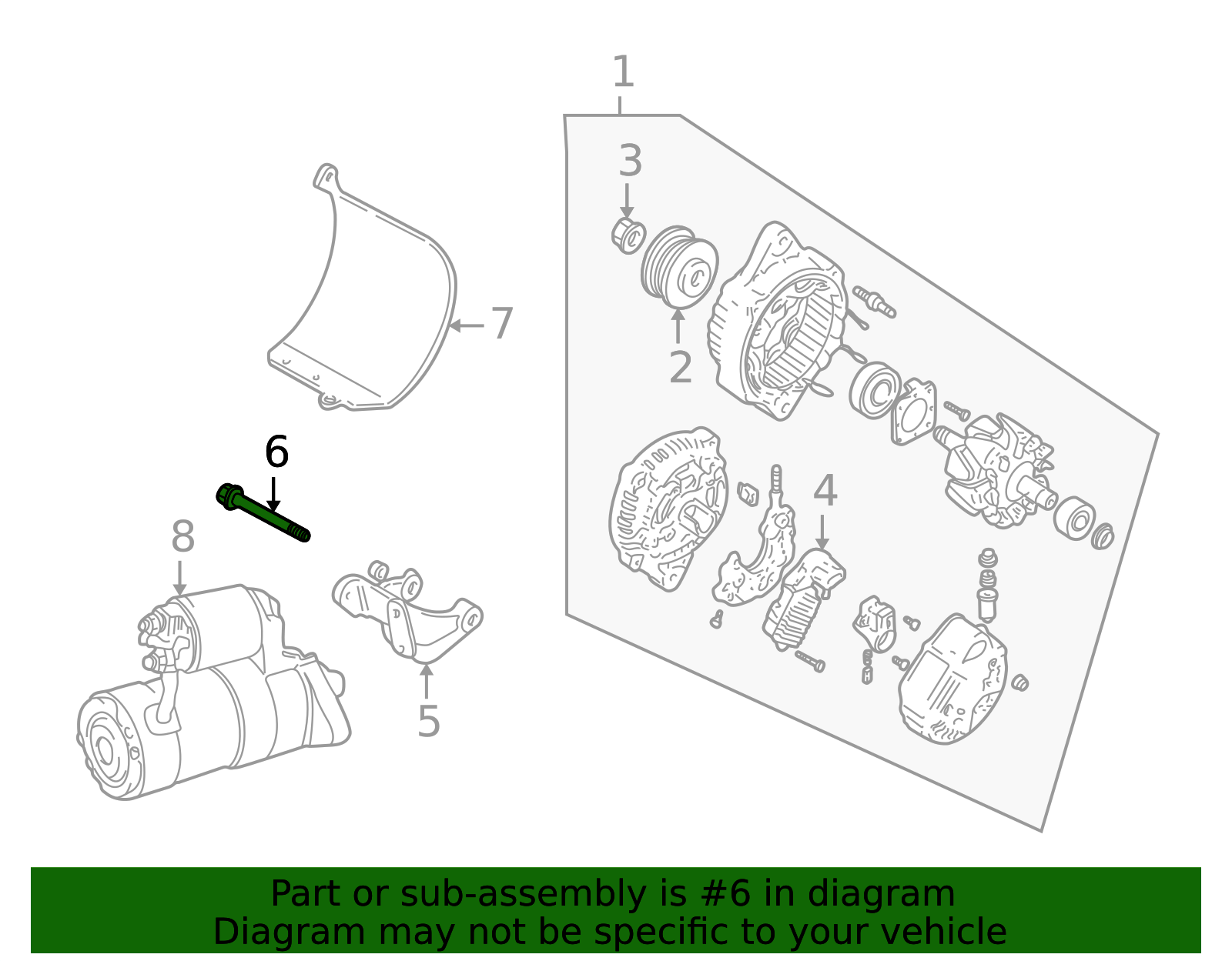 1999-2007 Suzuki | 1999-2007 Suzuki - Alternator Pivot Bolt ...