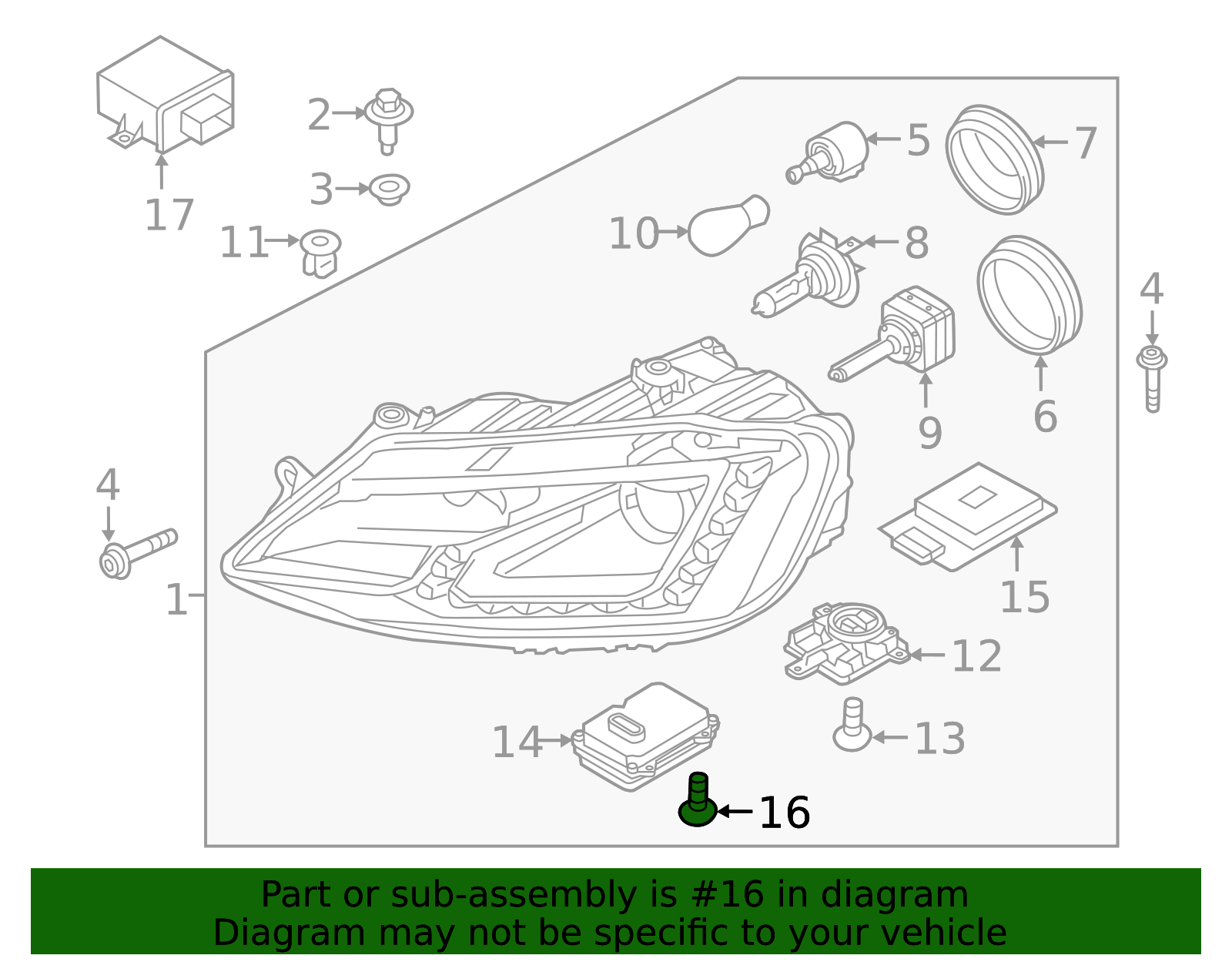 2007-2025 Volkswagen High Intensity Discharge (Hid) Headlight Control ...