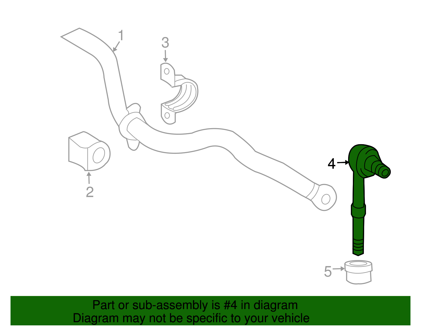 2008-2018 Toyota RAV4 Stabilizer Link 48830-42022 | OEM Parts Online