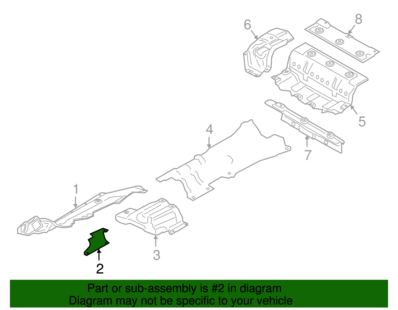 2016-2025 BMW | Front Shield | 51487340213 | BMW OEM Parts Store
