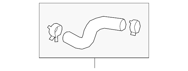 25480-2E000 - Kia Engine Coolant Hose 2012-2024 Kia | Performance Auto ...