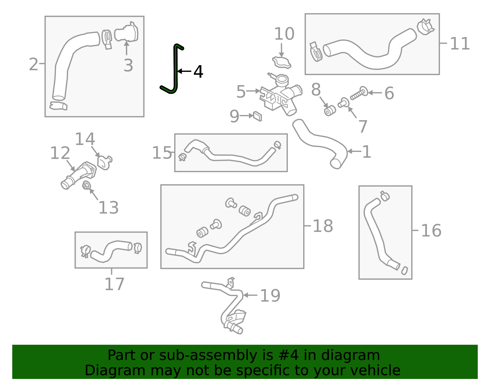 25451-F2000 - Overflow Hose 2019-2024 Kia Forte | Kia.Parts Store