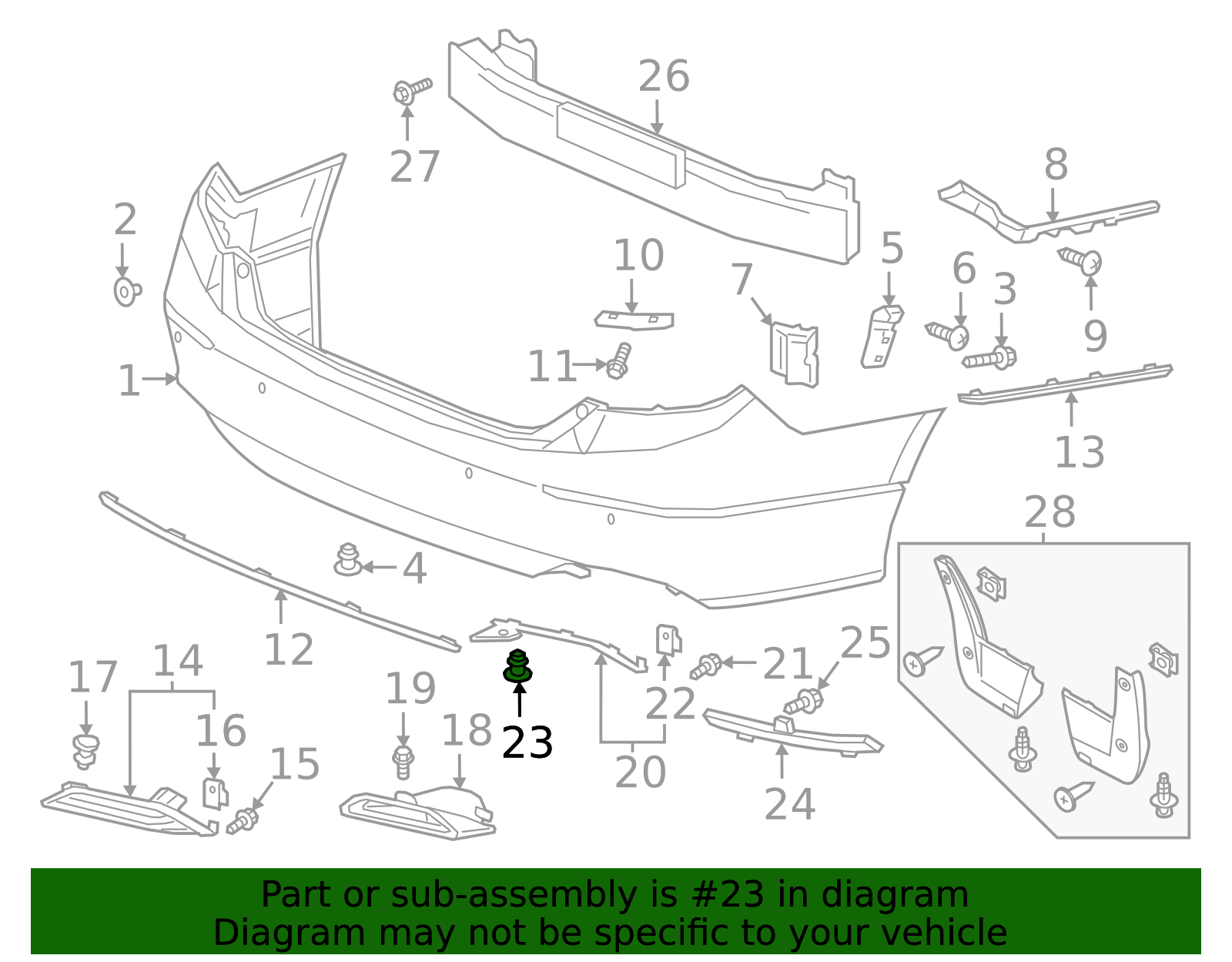 2012-2025 Honda Bumper Cover Clip 91505-TM8-003 | hondapartswd