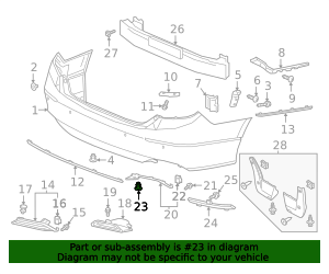 2012-2025 Honda Bumper Cover Clip 91505-TM8-003 | Parts Precision Honda