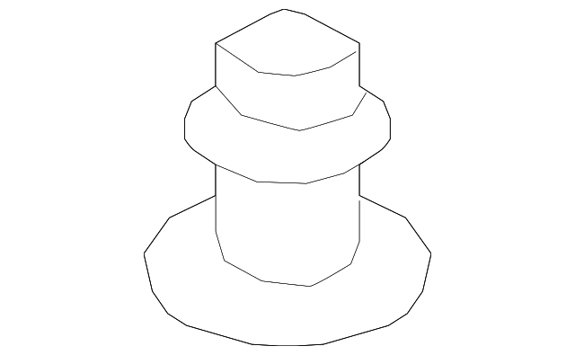 2012-2025 Honda Bumper Cover Clip 91505-TM8-003 | Honda Factory Parts