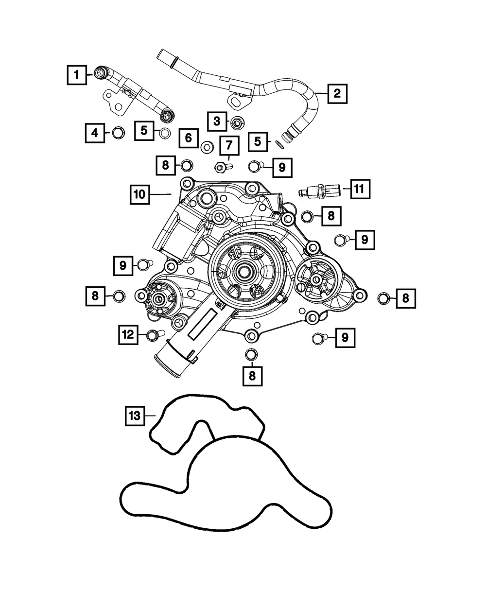 68457694AA - Coolant Inlet Tube 2021-2024 Jeep | The Official Mopar eStore