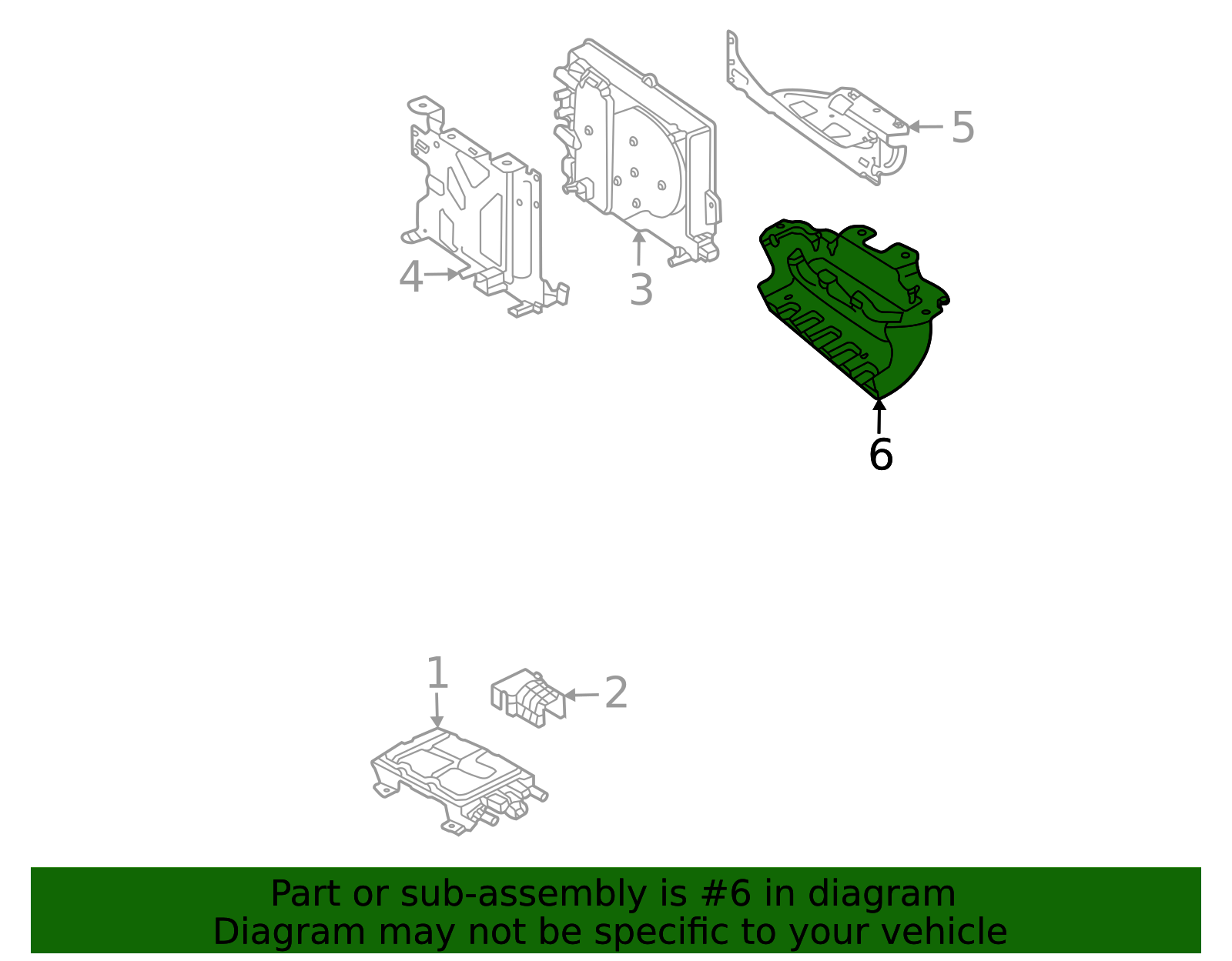 1EA-825-921-C - 2021-2024 Volkswagen ID.4 - Support Brace | World VW Parts