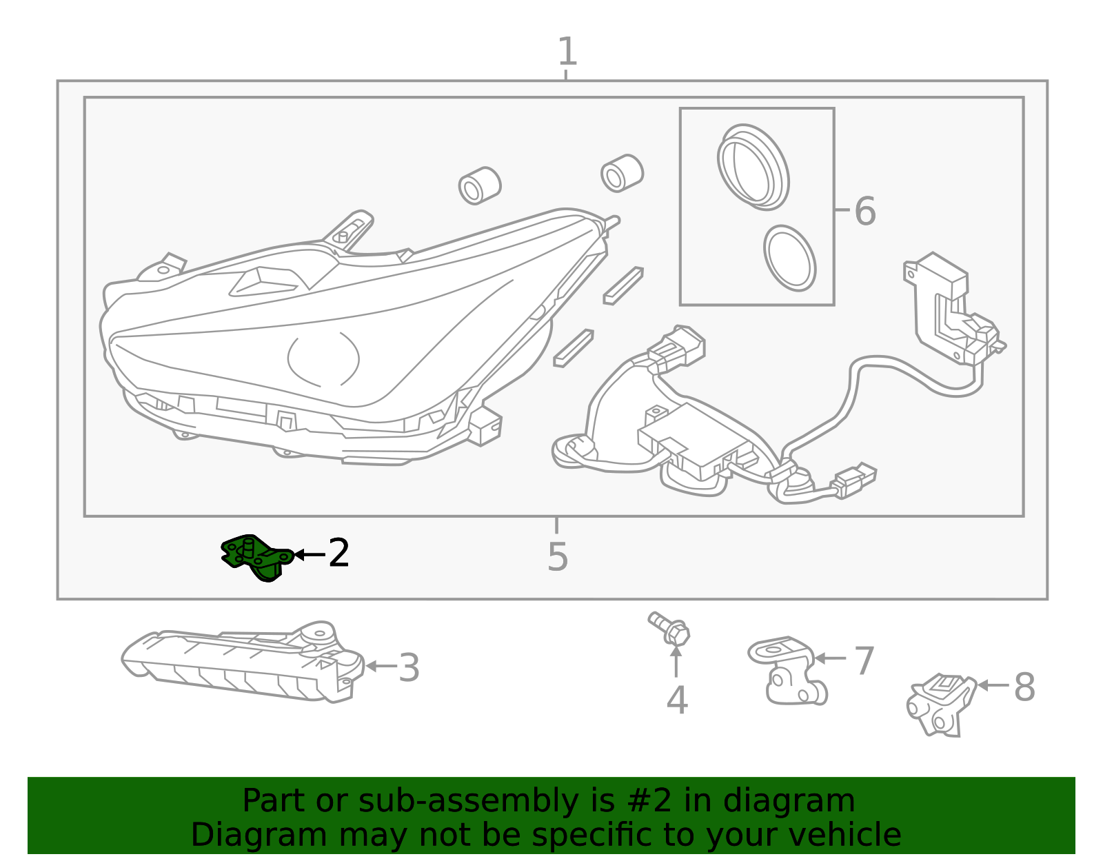 26016-4GA0A - High-Quality Headlight Bracket for AutoNation Parts