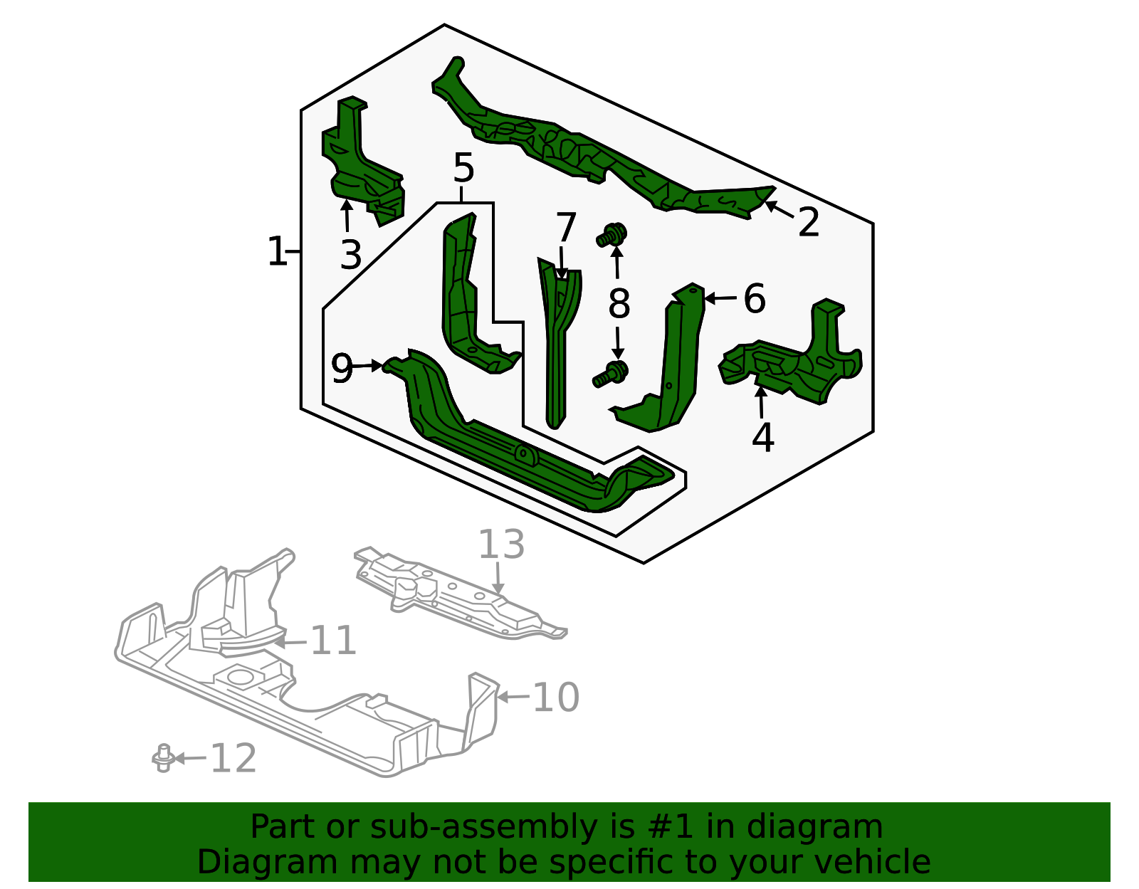60400-S9V-306ZZ - Radiator Support 2006-2008 Honda Pilot | Honda Parts ...