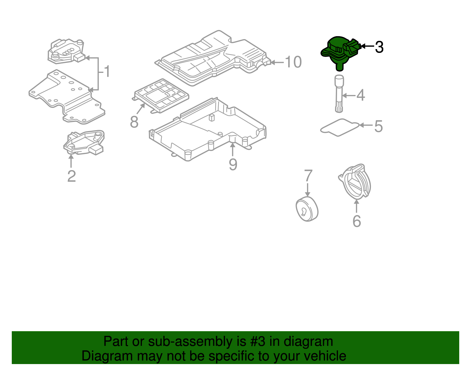 06B-905-115-E - Ignition Coil 2000-2004 Audi | Audi OEM Parts Guy