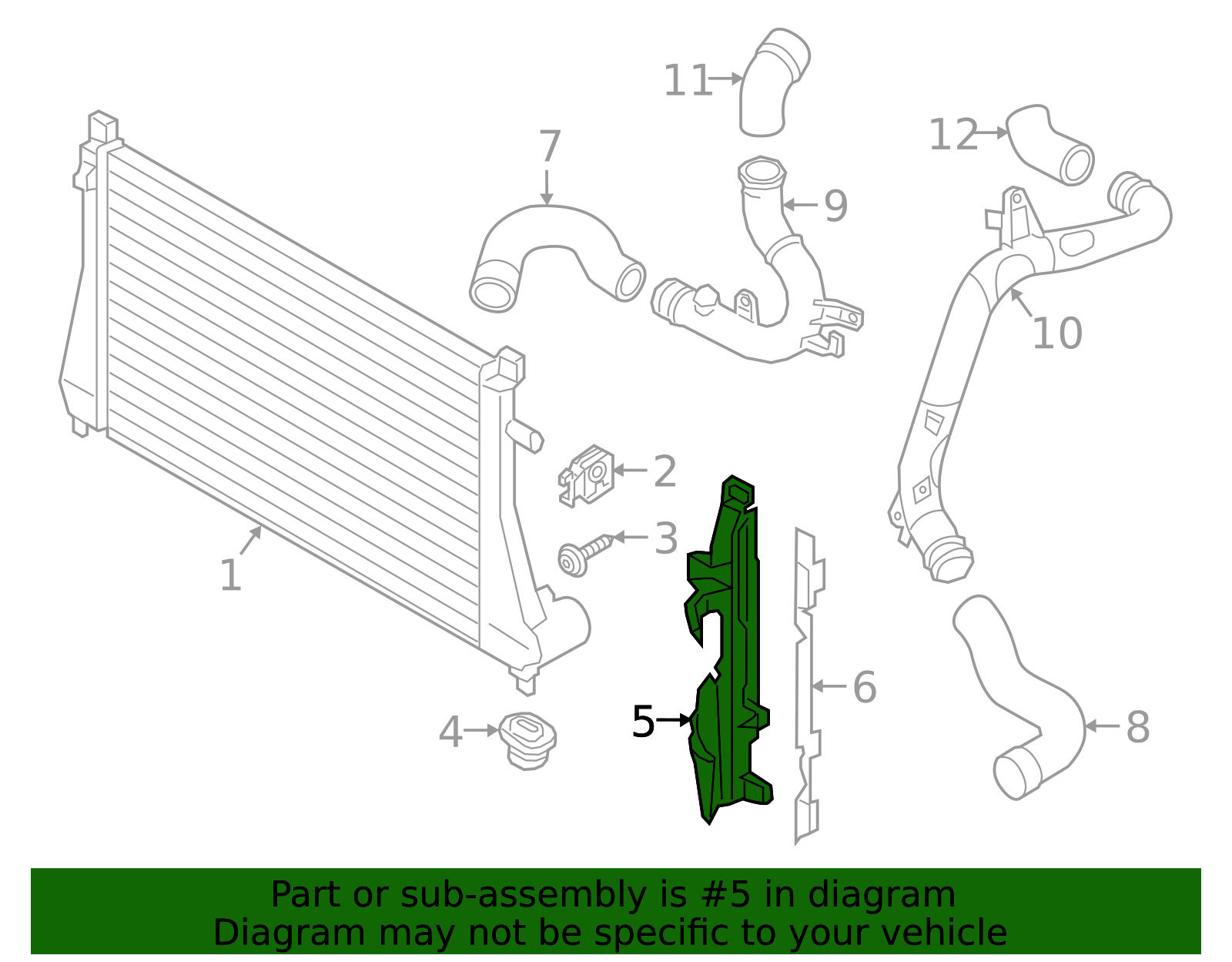 3G8-121-283-K - Air Baffle 2019-2021 Volkswagen Arteon | OEM VW Parts Haus