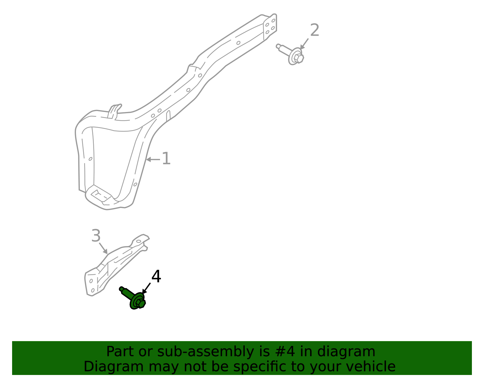 Genuine OEM Ford Part - Reinforcement Screw W717697-S439 | Genuine OEM ...