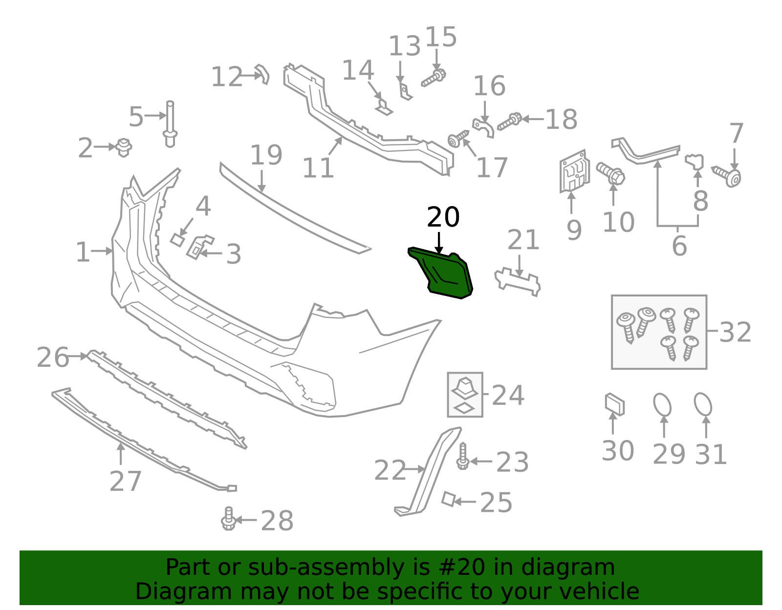 86651-C6800 - Blank Cover 2019-2020 Kia Sorento | Genuine Kia Parts ...