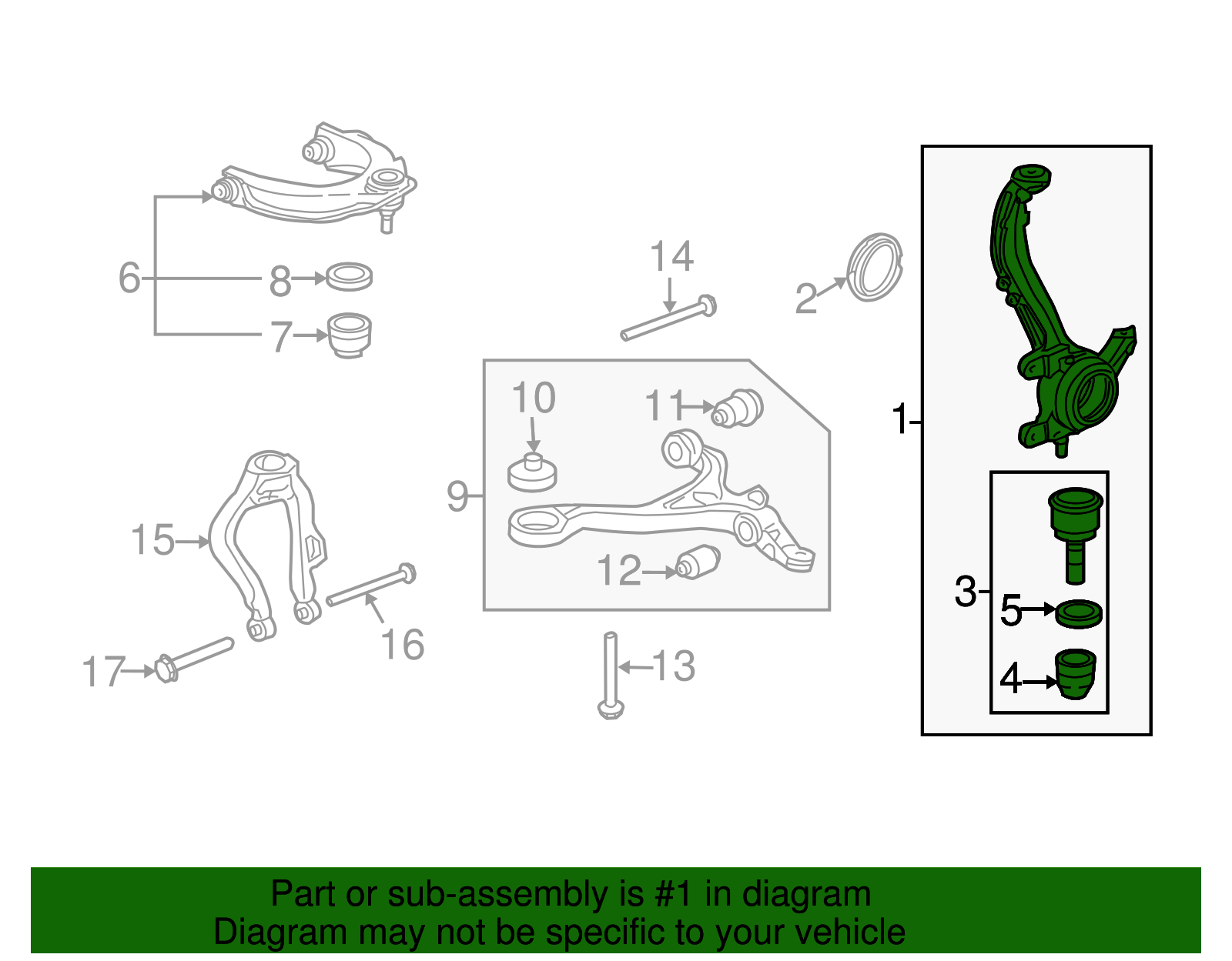 51215-TA0-020 - Knuckle - 2008-2012 Honda Accord | Conicelli Honda Parts