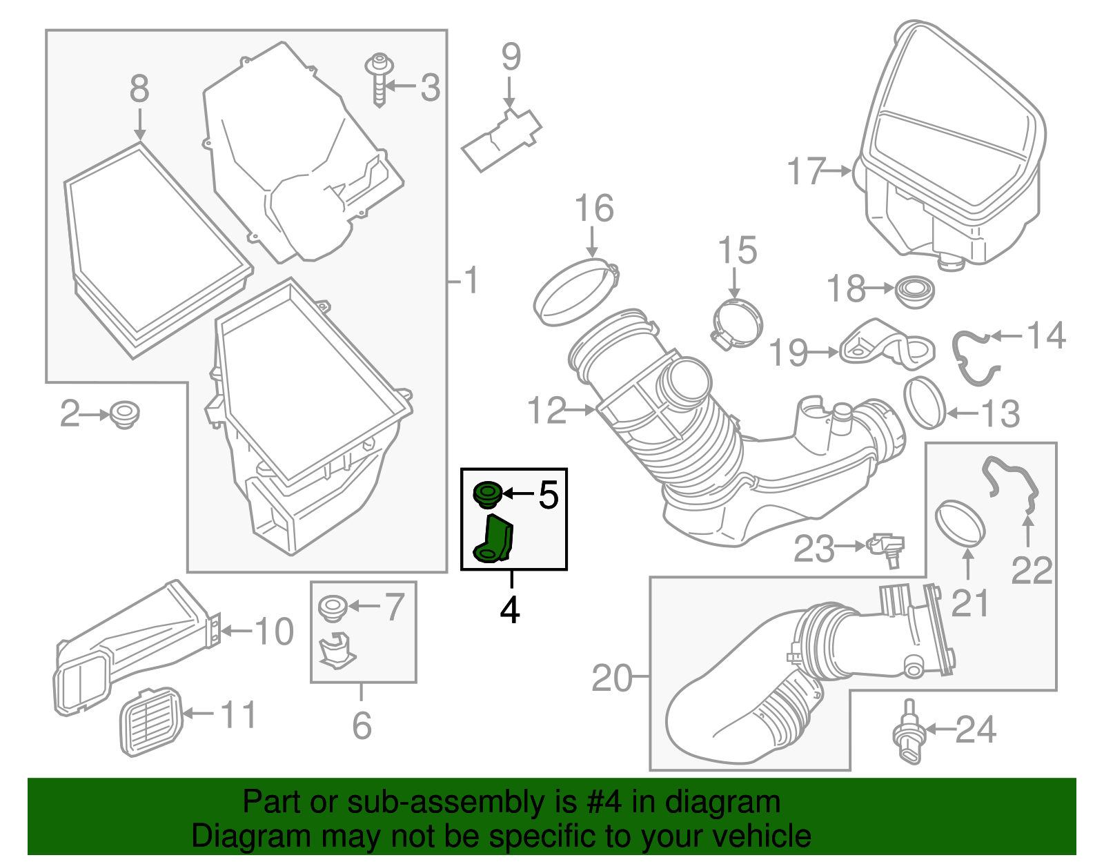 13-71-8-620-475 - Air Cleaner Assembly Side Bracket 2016-2025 BMW | BMW ...