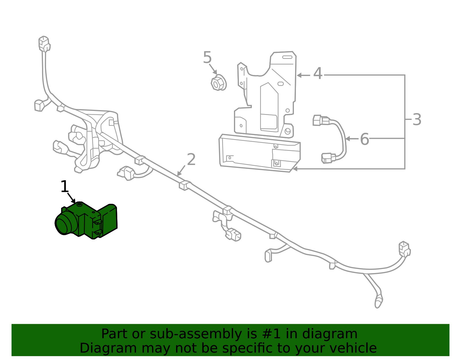 Hyundai - 95720-J9000-PGY - Park Sensor - 2018-2021 Hyundai Kona | OEM ...