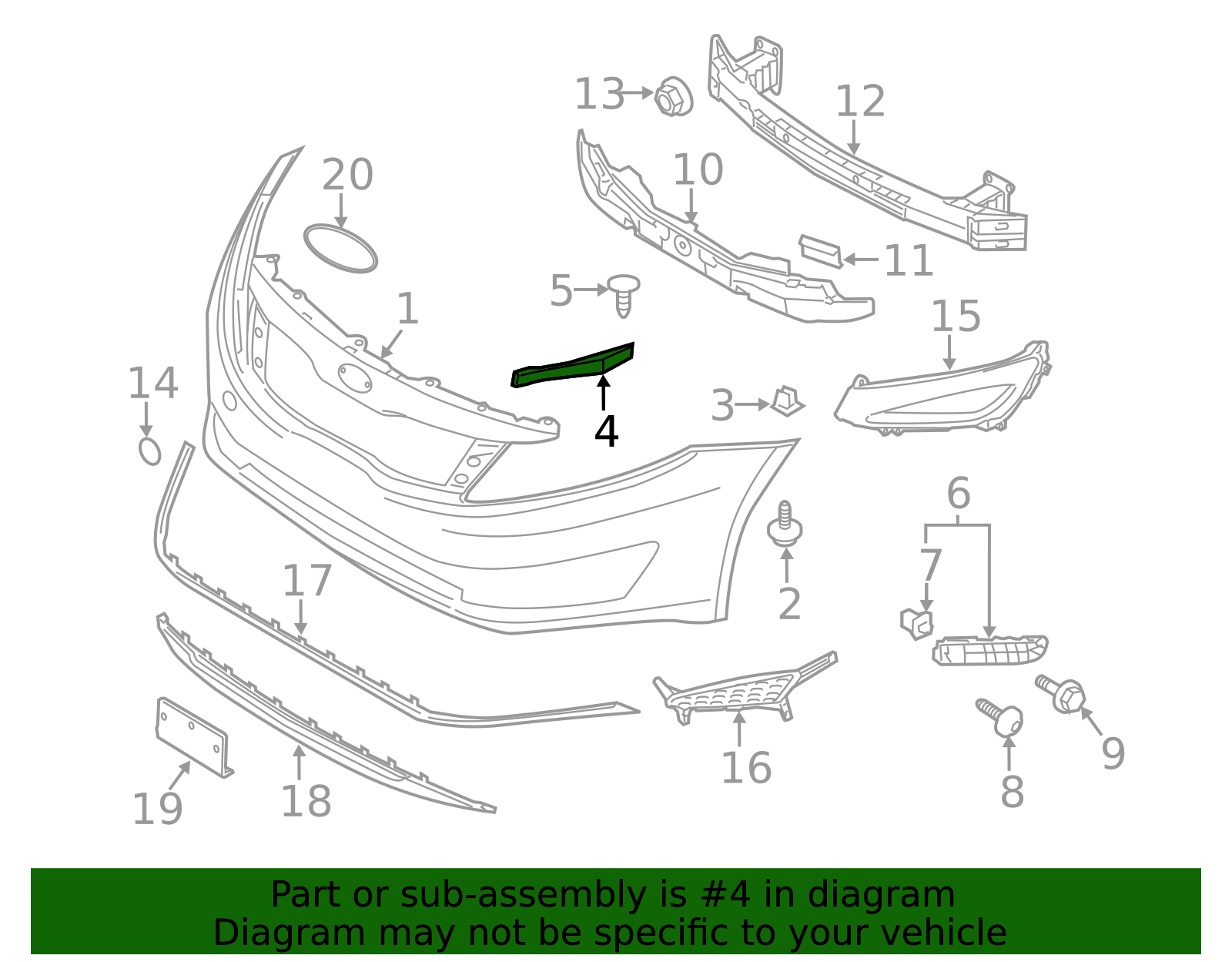 86584-2T000 - Cover Reinforced 2011-2013 Kia Optima | Kia.Parts Store