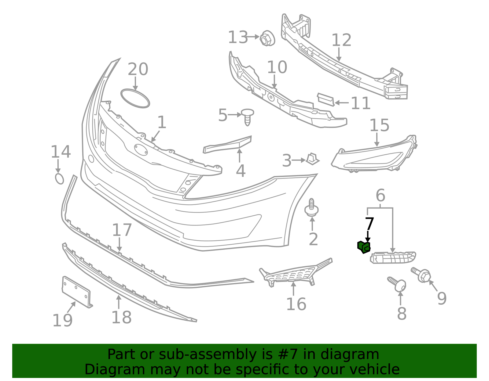 86625-1M000 - Side Retainer Retainer 2011-2016 Kia Optima | Kia.Parts Store