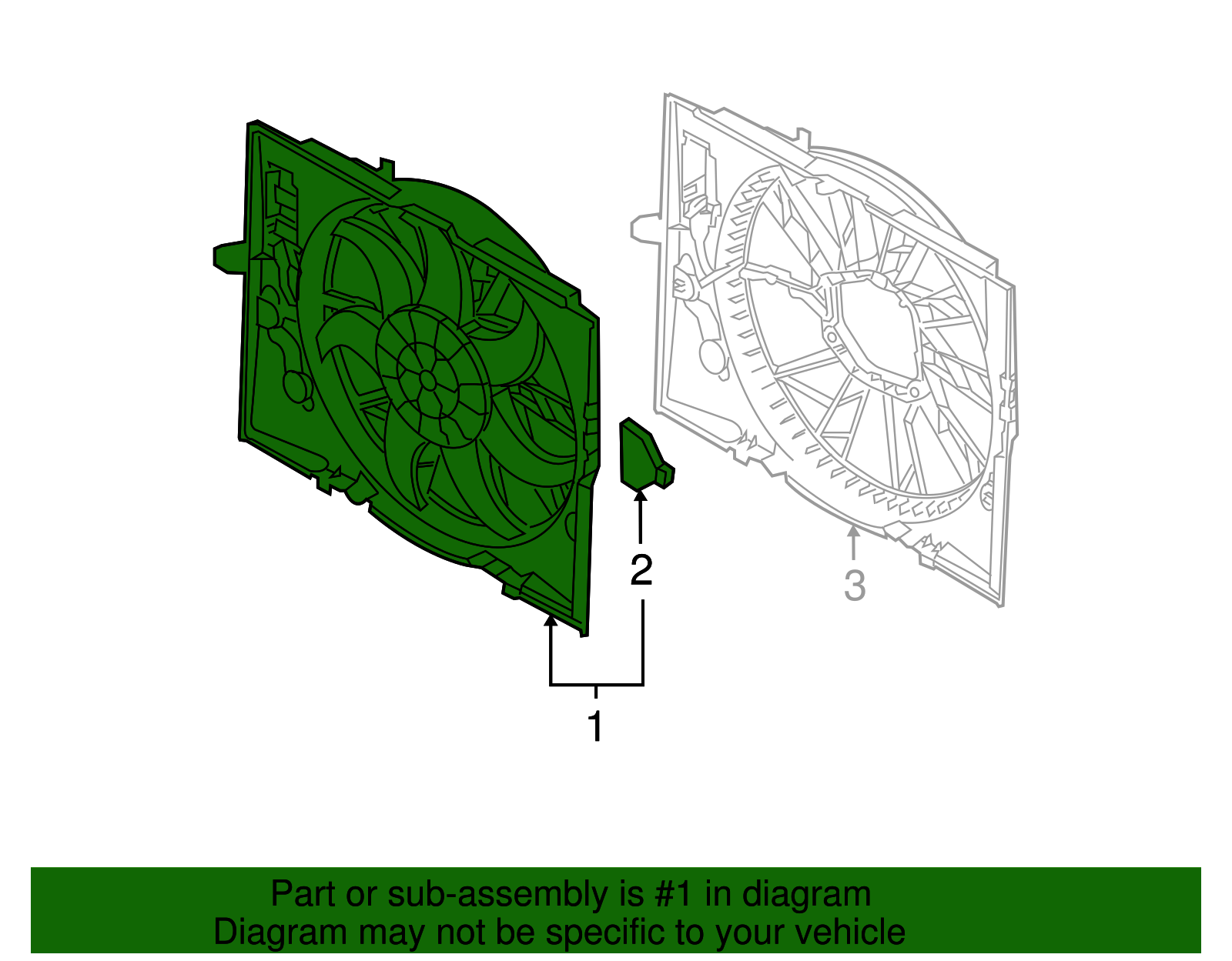 17427543282 - 2004-2010 BMW Fan Assembly (17-42-7-543-282) | BMW of ...
