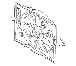 17427543282 - 2004-2010 BMW Fan Assembly (17-42-7-543-282) | BMW of ...