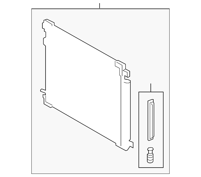 2019-2025 Lexus Condenser Assembly 884A0-06040 | OEM Parts Online
