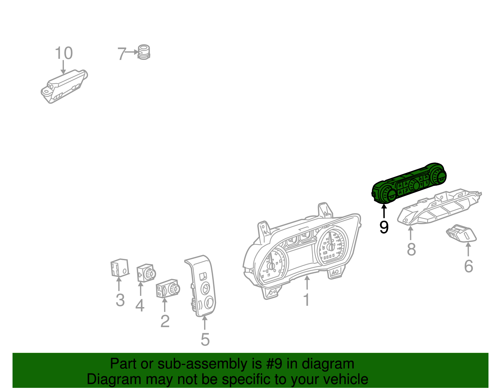 84246526 - Heater Control 2017-2024 GM | GM Parts Warehouse