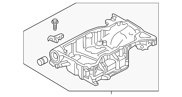 2013-2020 Nissan Oil Pan 11110-3TA3A | TascaParts.com