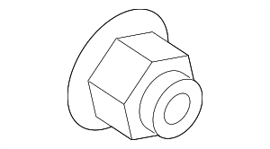 2012-2024 Porsche Axle Nut WHT-007-021 | OEM Porsche