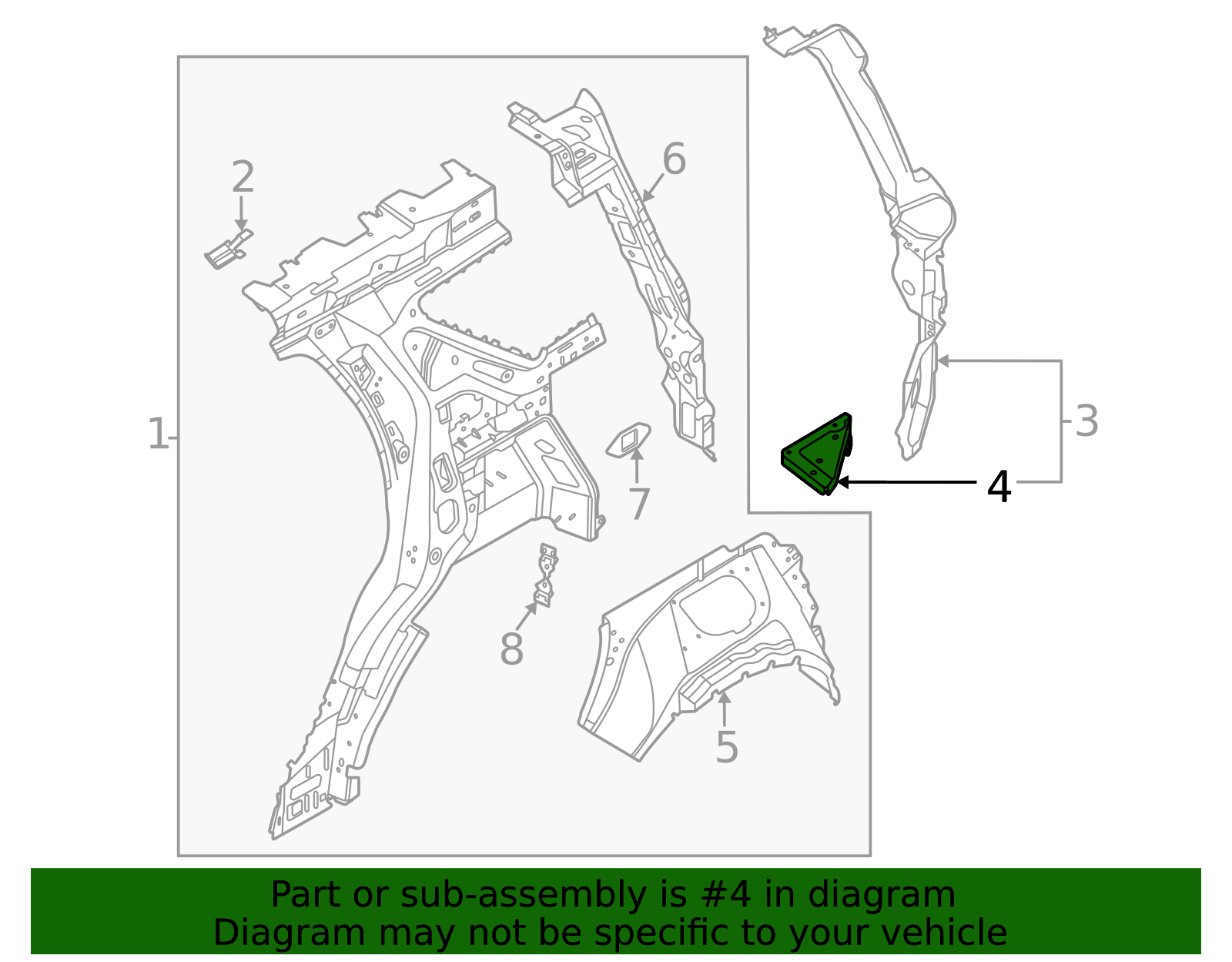 2021-2025 Ford Bronco Sport | Trough Extension | M1PZ-78279A93-A ...