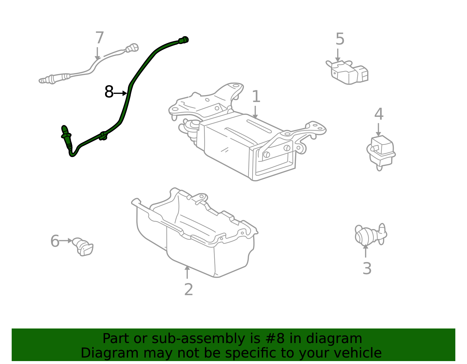 2001-2003 Toyota Highlander Oxygen Sensor 89465-48060 | Toyota Parts Center