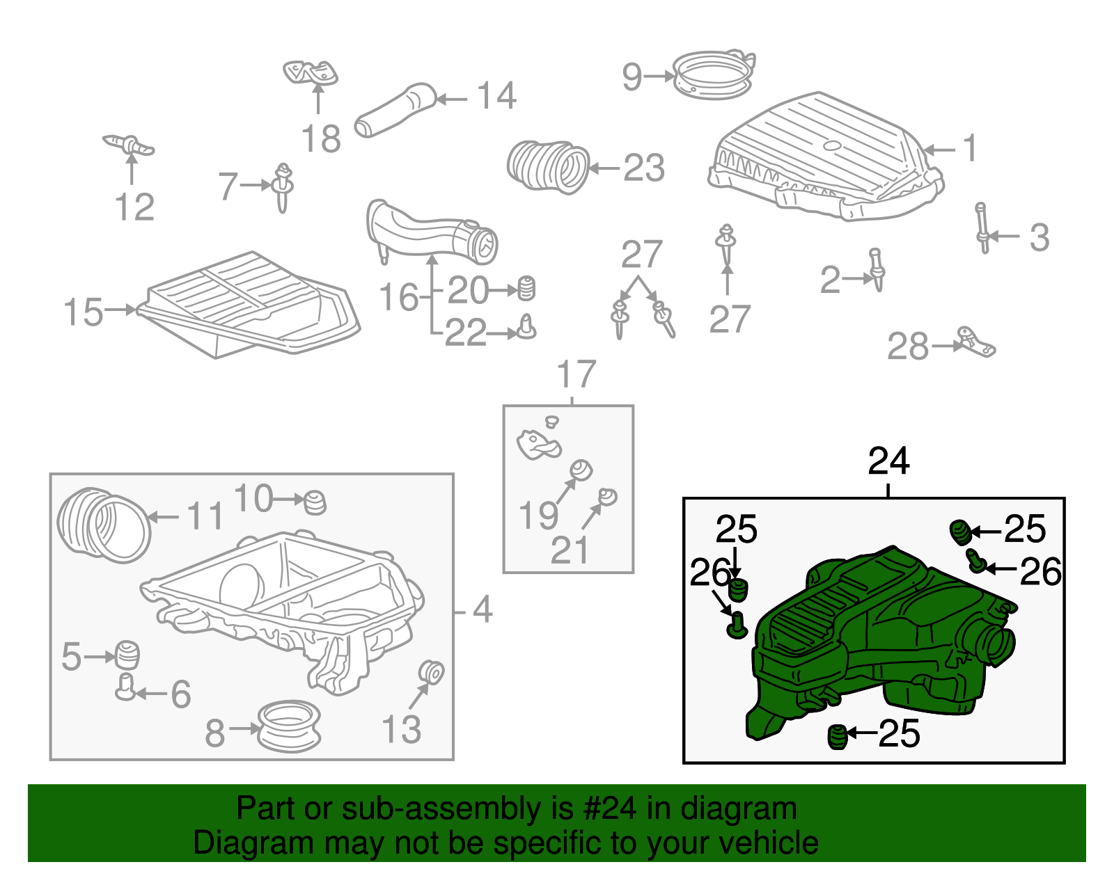 17230-PMP-A00 - Resonator Assembly 2001-2005 Honda Civic | Honda Parts ...