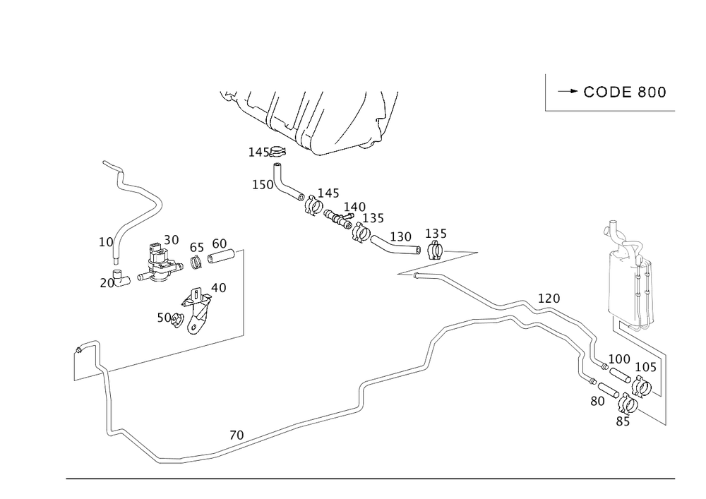 220-470-05-59 - Activated Charcoal Filter 1998-2009 Mercedes-Benz ...