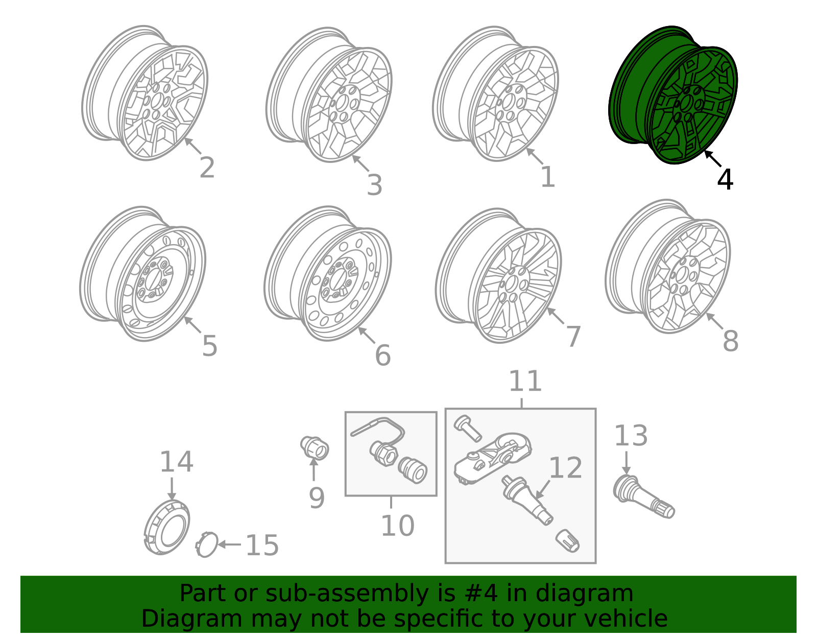 RL3Z-1007-H - Wheel Assembly 2024-2025 Ford F-150 | Ford Parts Direct