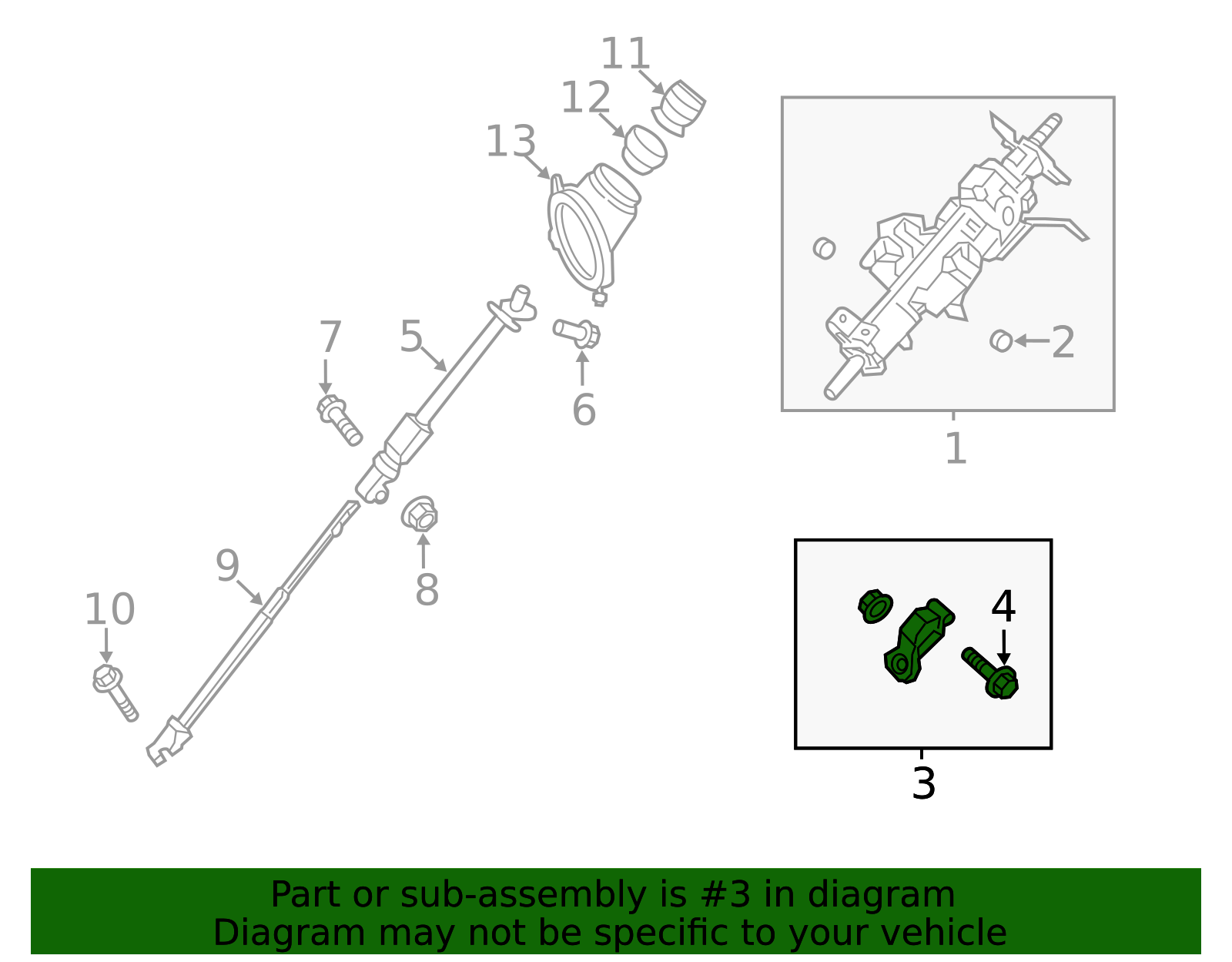 2003-2021 Nissan Steering Shaft Universal Joint 48070-AG00A | OEM Parts ...